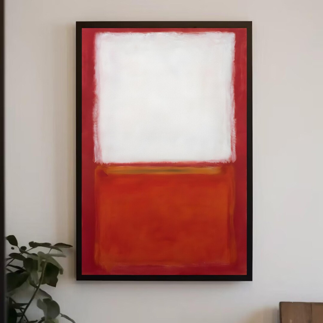 Mark Rothko Inspired Canvas, Abstract Color Block Wall Art - Etsy
