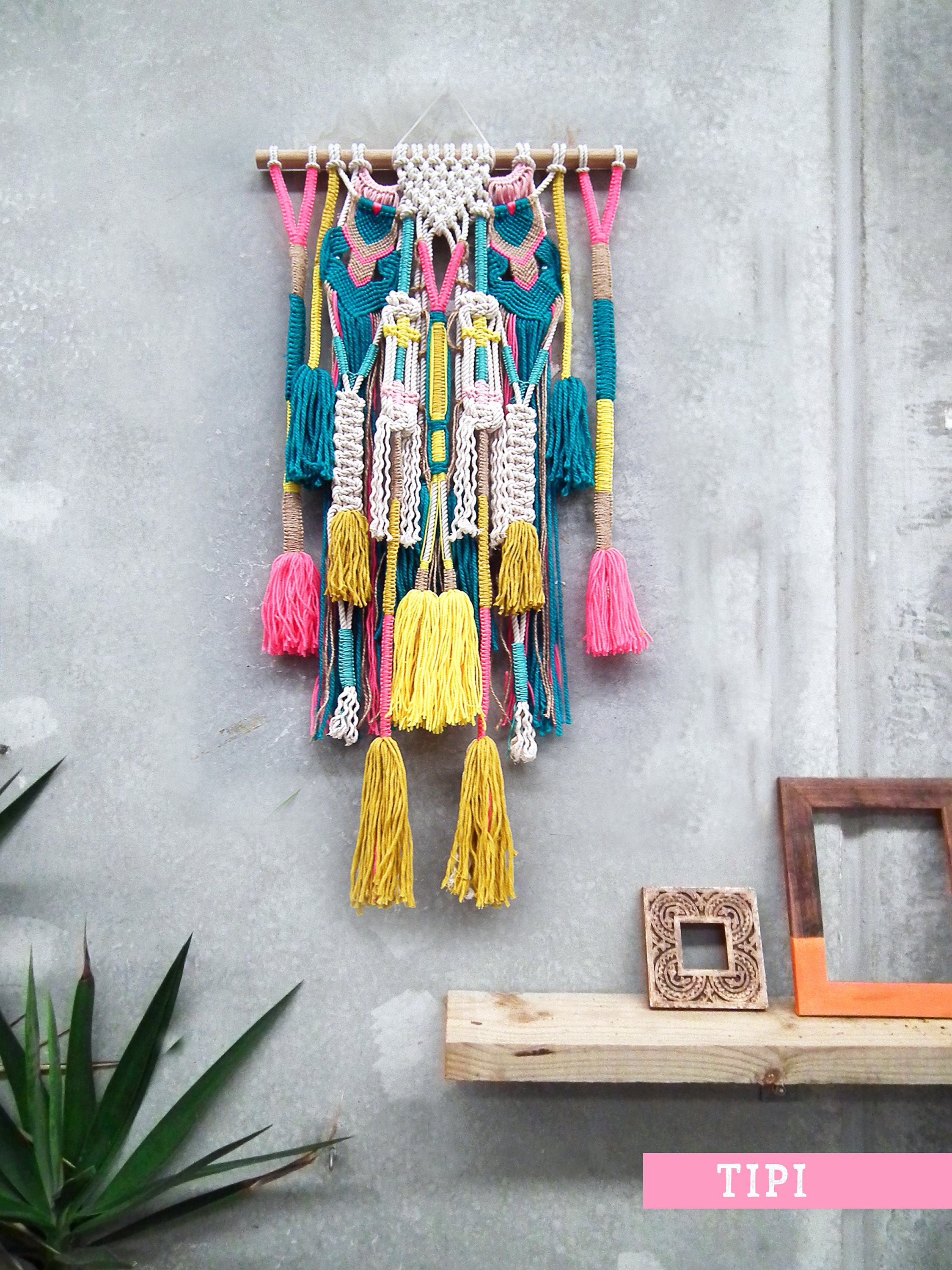 TIPI Wall Hanging Unique Made to Order Personalized Custom Colors ...