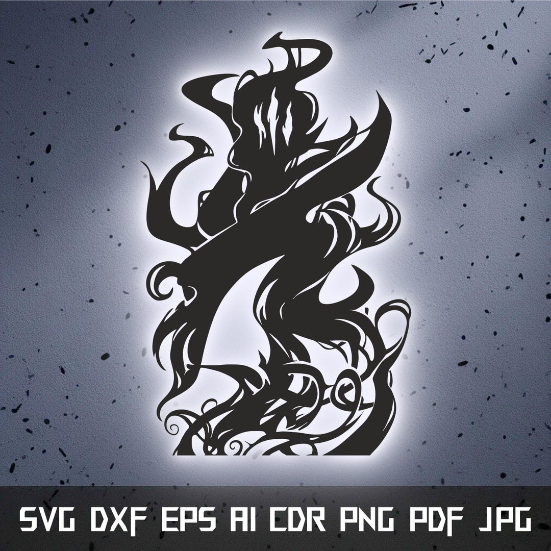 Valorant Omen SVG DXF Files - Valorant Agent Line Art - Laser Cricut ...