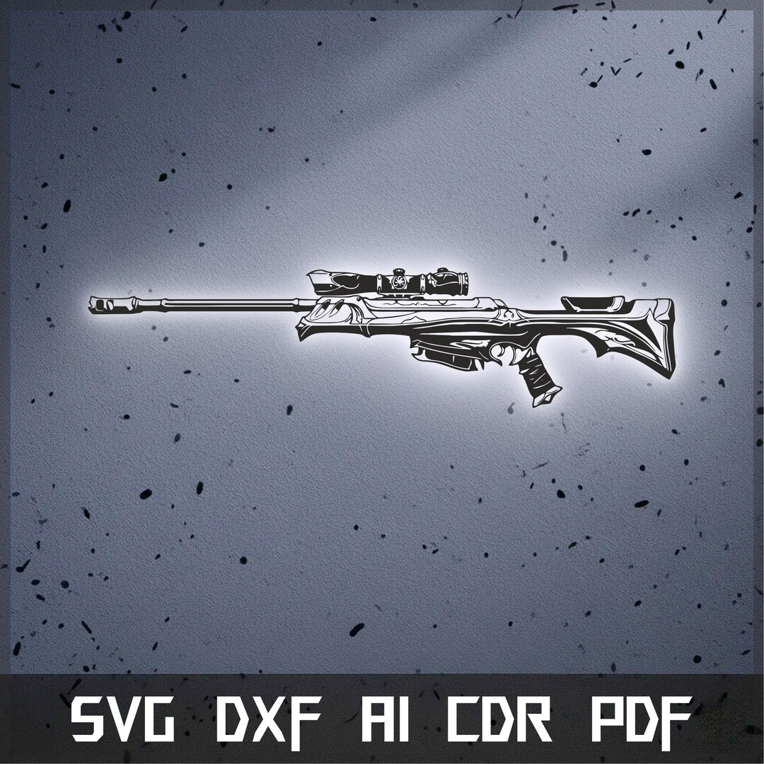 Valorant ReaverOperator SVG - Gothic Sniper Skin für Laser Cut - Etsy.de