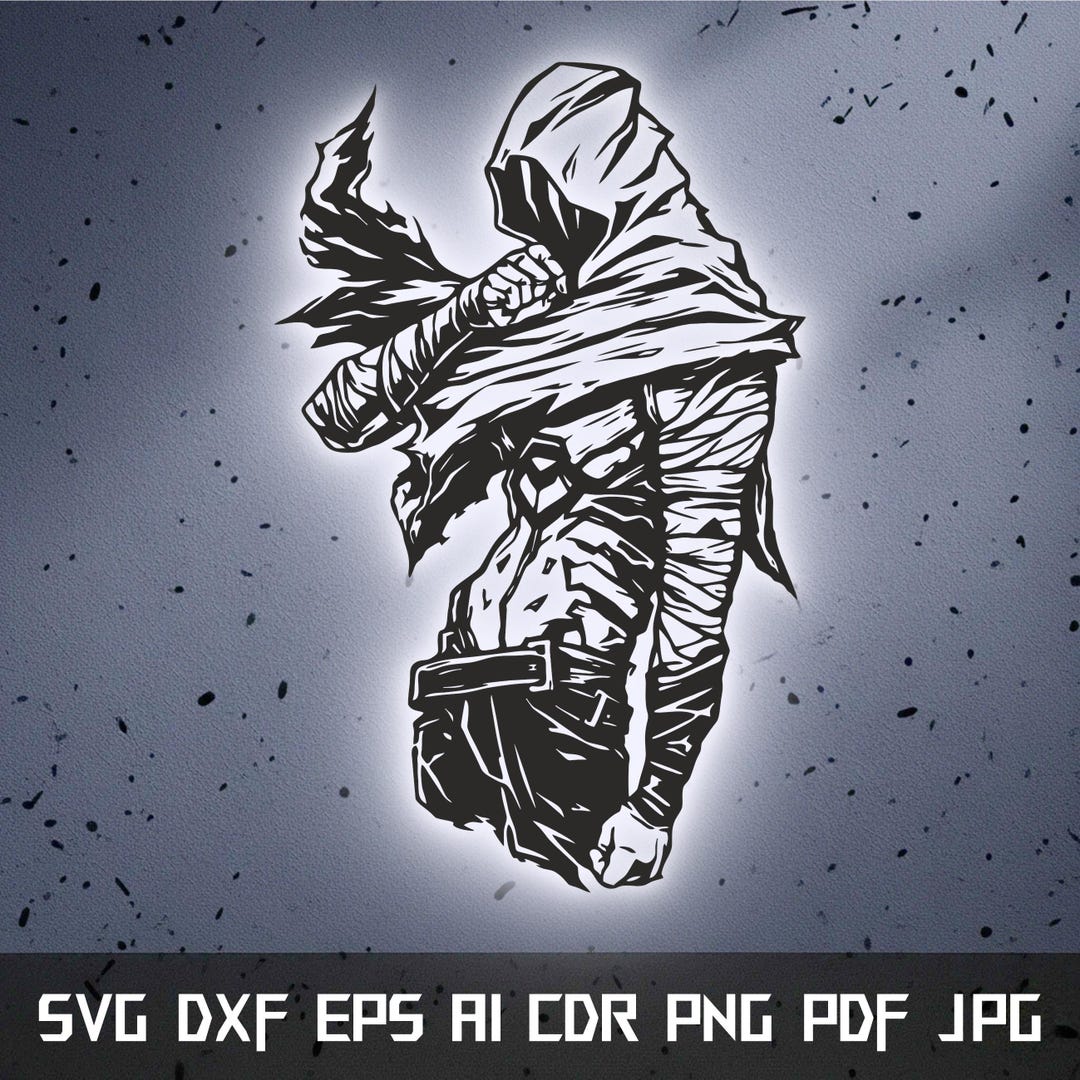 Valorant Omen SVG DXF Files - Valorant Agent Line Art - Laser Cricut ...