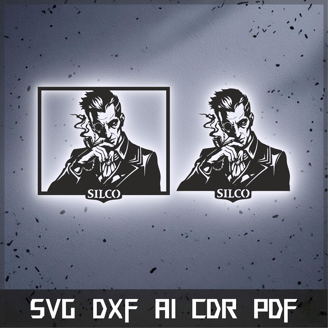 Arcane Silco SVG - Zaun King Eye Wall Art for Laser - Vinyl - Print ...