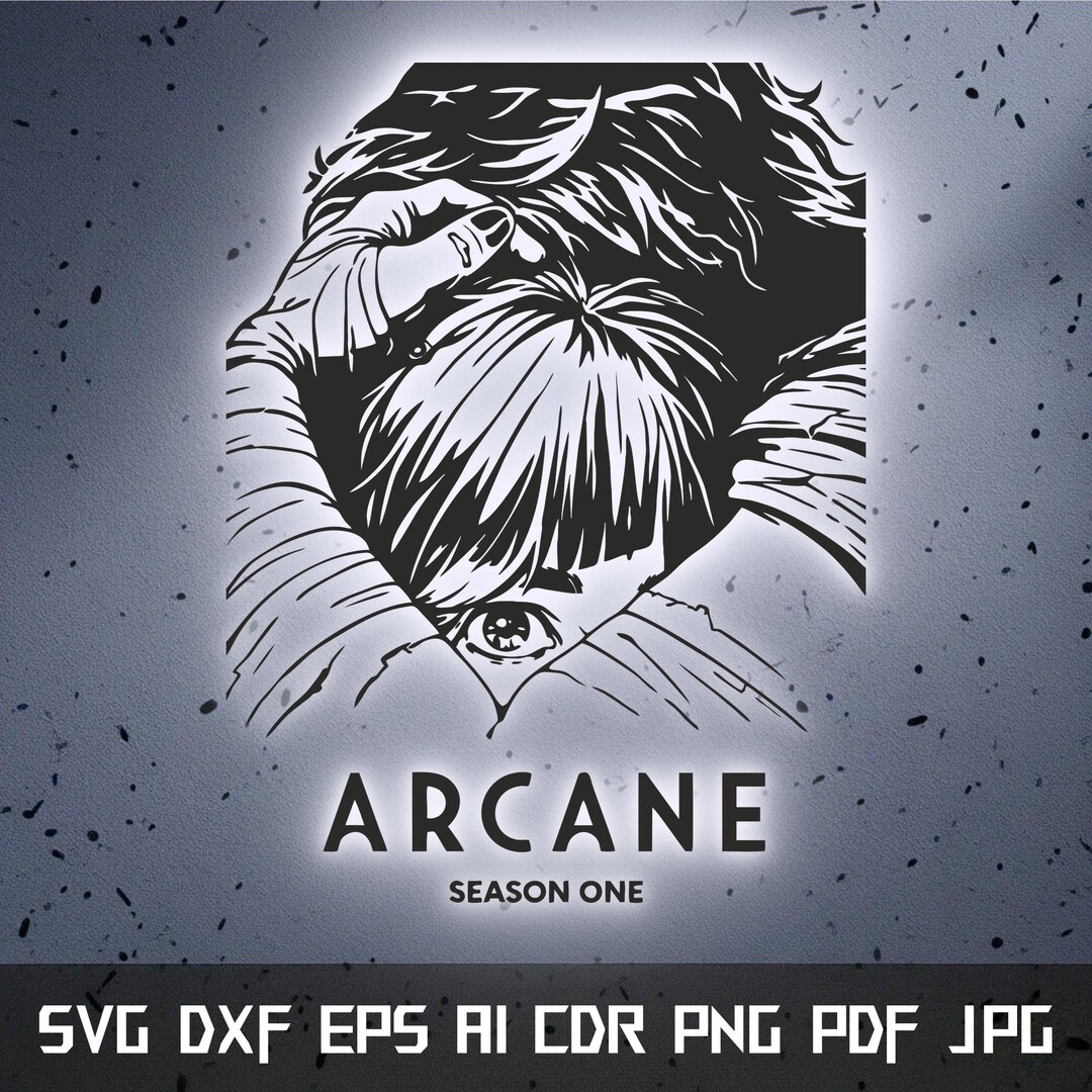 Jinx and Vi SVG - Arcane Line Art - Laser Cricut / Printable Files ...