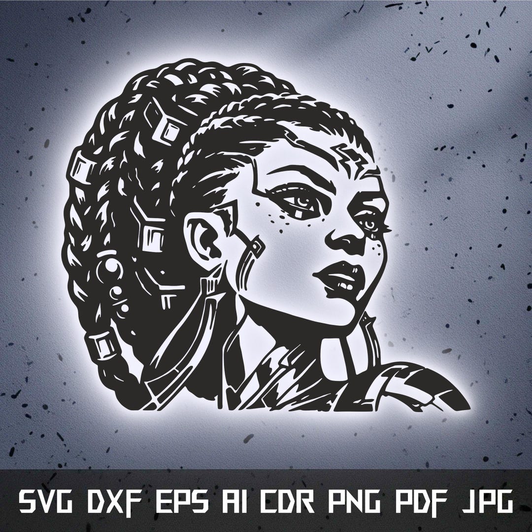 Arcane Mel Medarda SVG DXF Files - League of Legends Line Art - Laser ...