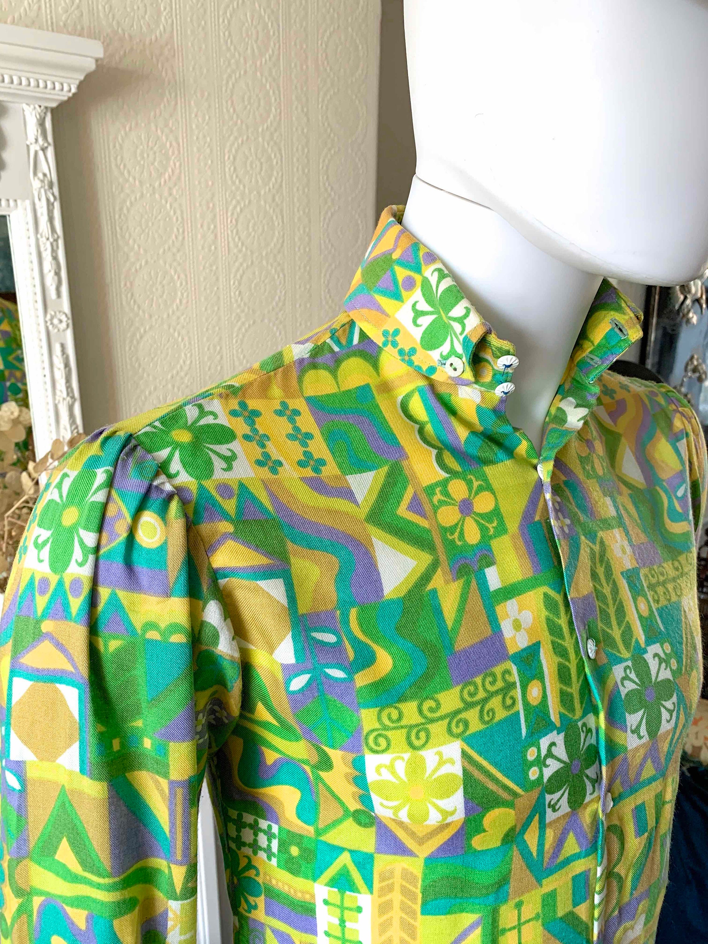 Rare 60s Psychedelic Shirt by THE REGAL of Carnaby Street / - Etsy