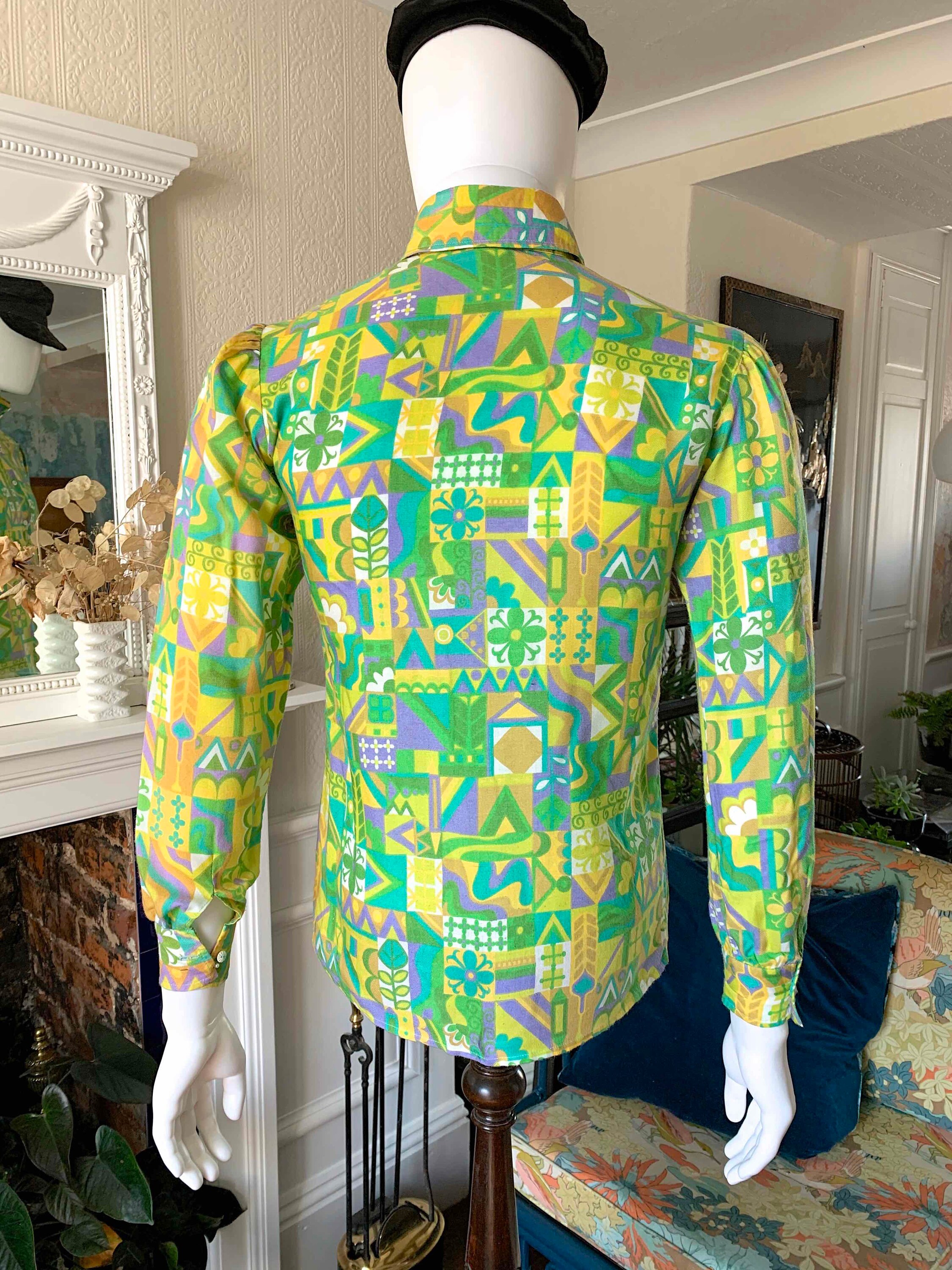 Rare 60s Psychedelic Shirt by THE REGAL of Carnaby Street / - Etsy