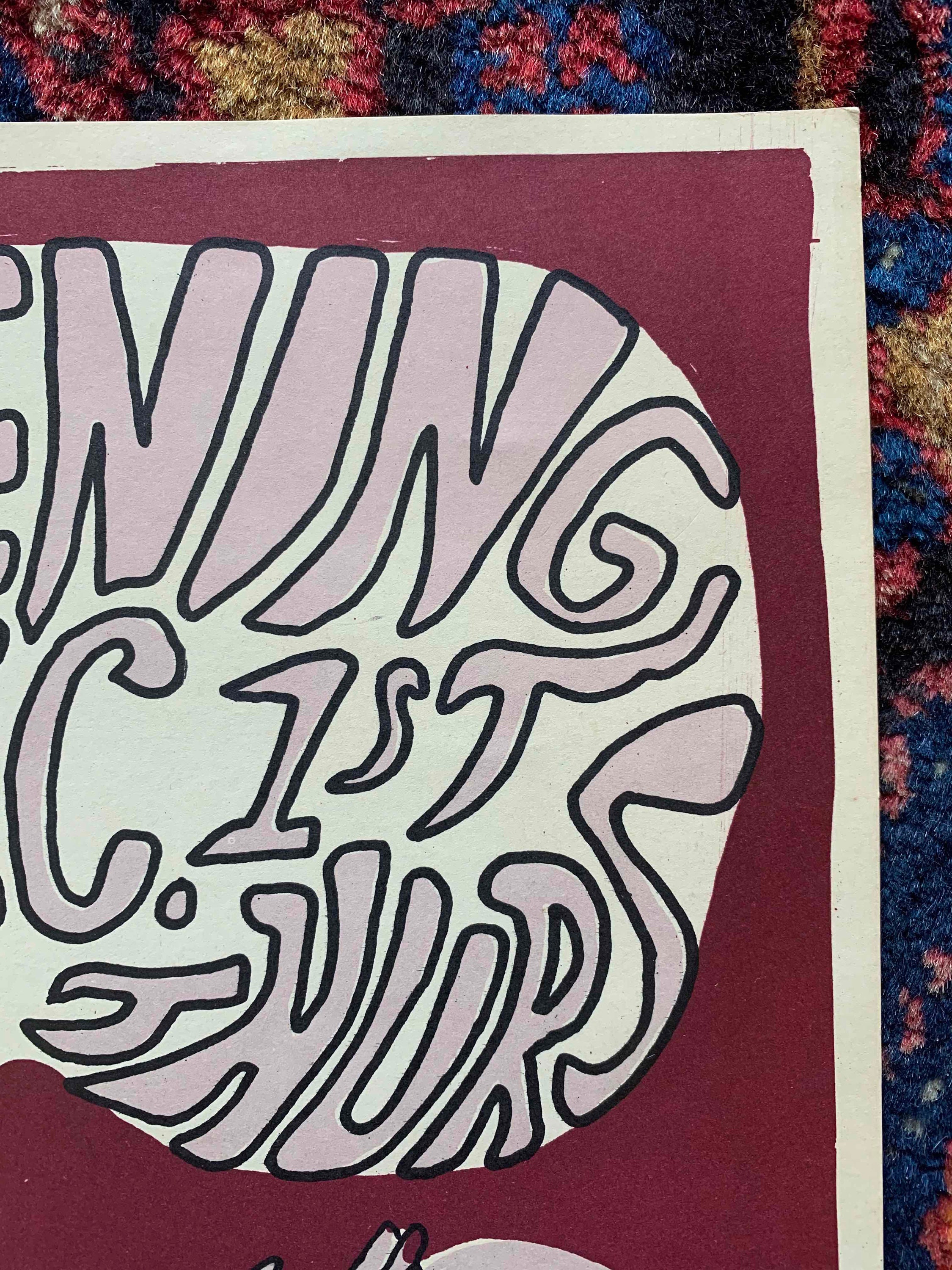 Rare THE PRINT MINT Opening Day Psychedelic Poster 1966 / 1960s San ...