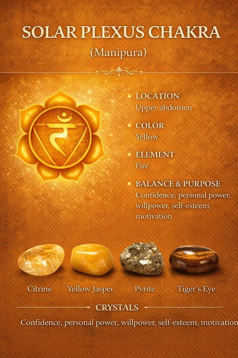 Solar Plexus Chakra Art, Manipura Energy Guide, Meditation Decor ...
