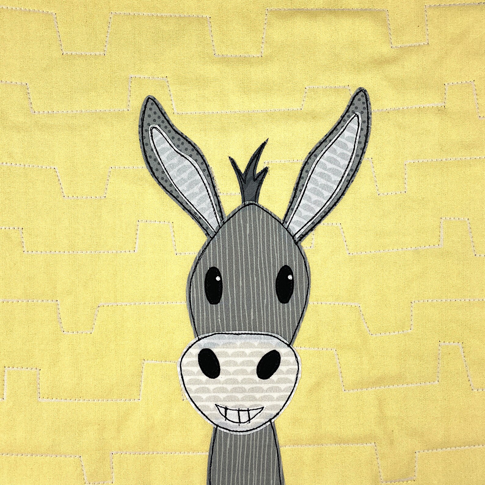 Dawson Donkey Applique Quilt Pattern Easy Digital PDF Pattern, Uses ...