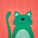 Colby Cat Applique Quilt Pattern: Easy Quilt-as-you-go (PDF Pattern) - Etsy