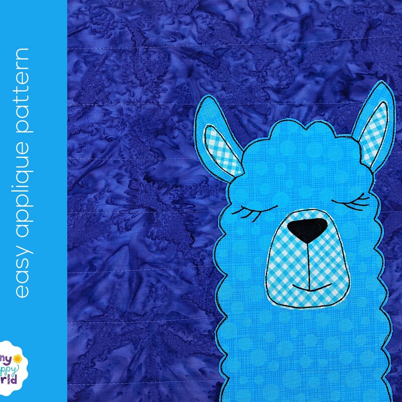 Llama Quilt Pattern - Etsy