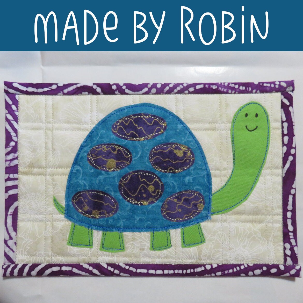 Taylor Turtle Applique Quilt Pattern: Beginner Friendly (digital PDF ...