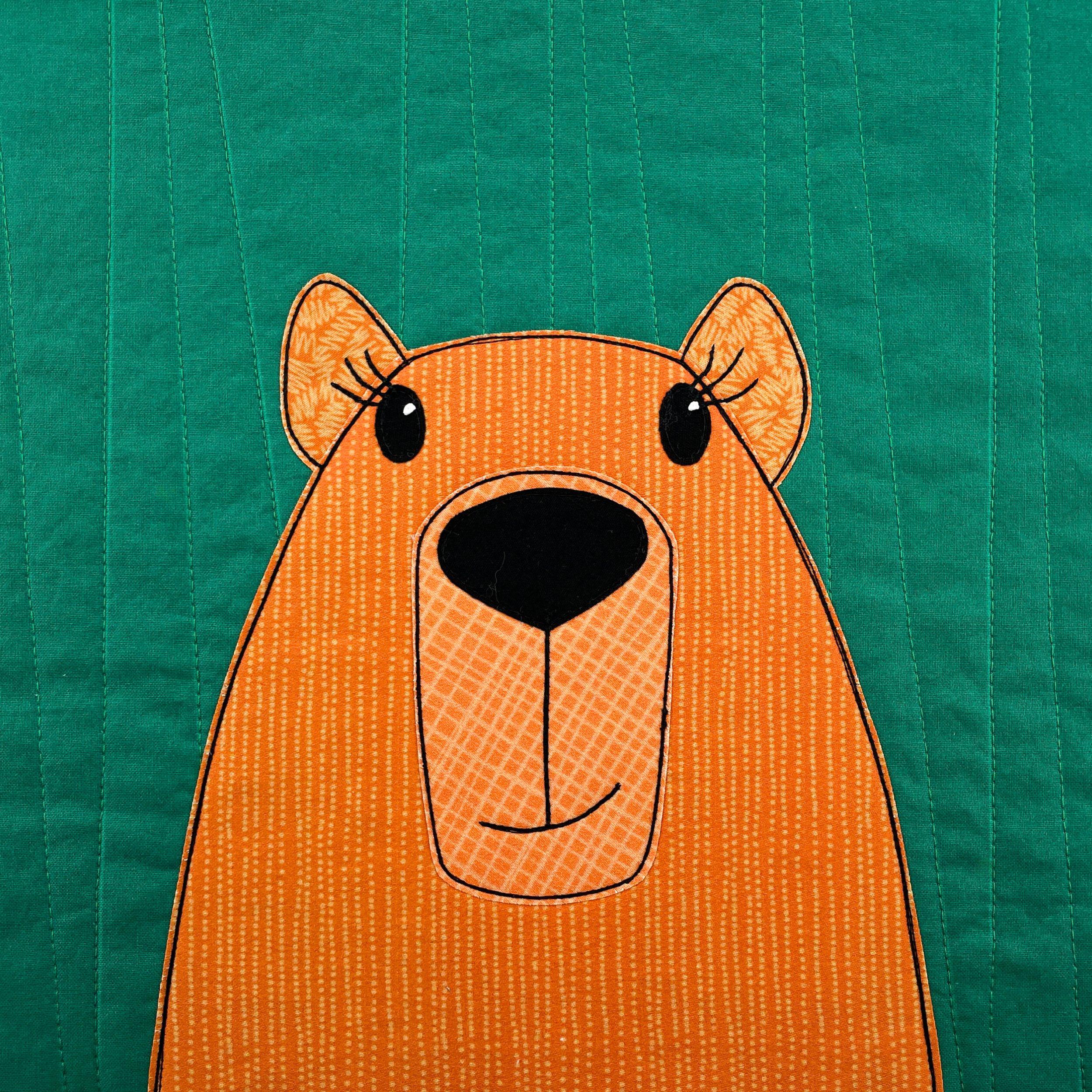 Carla Capybara Applique Quilt Pattern: Beginner Friendly (digital PDF ...