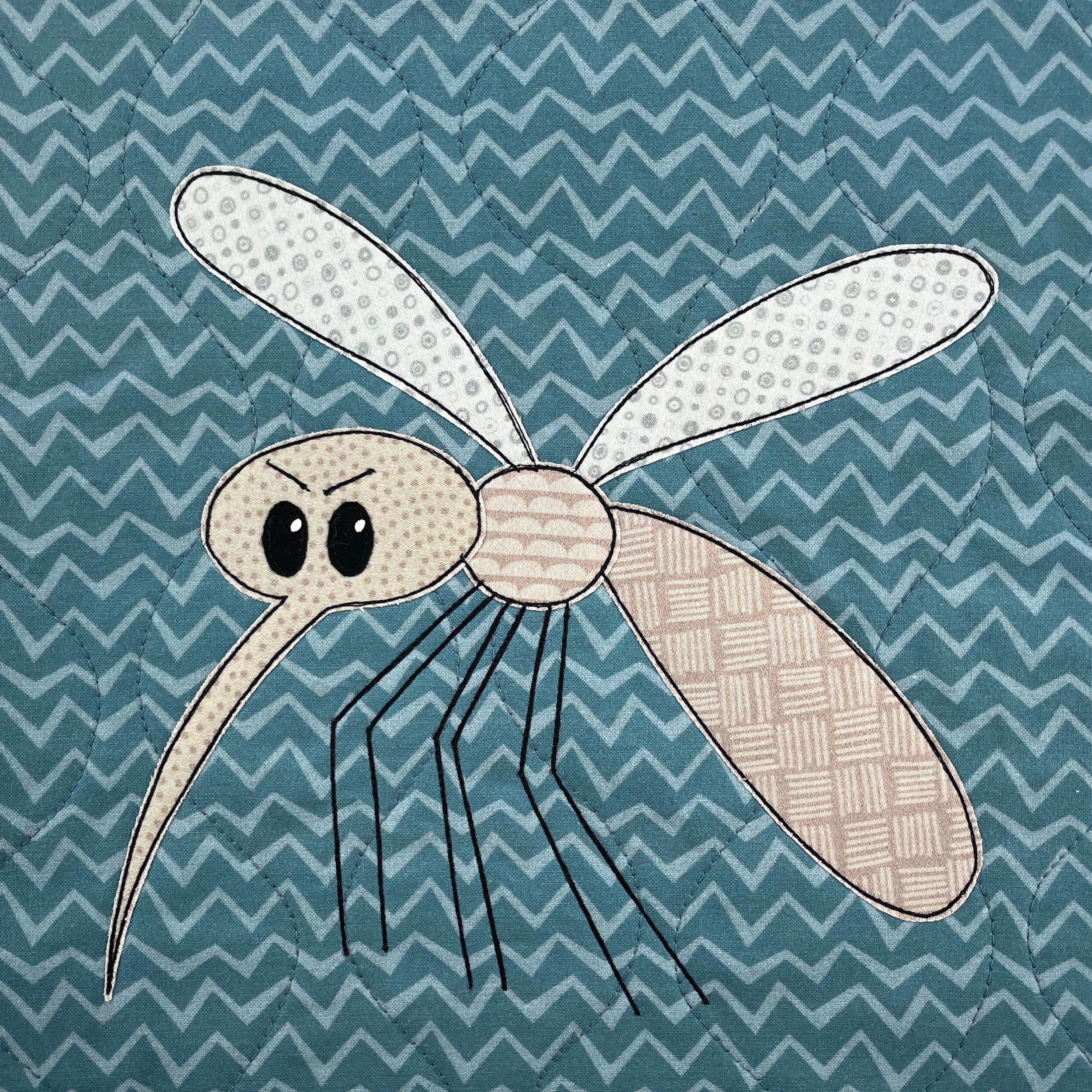 Marcus Mosquito Applique Quilt Pattern: Beginner-friendly PDF (10 ...