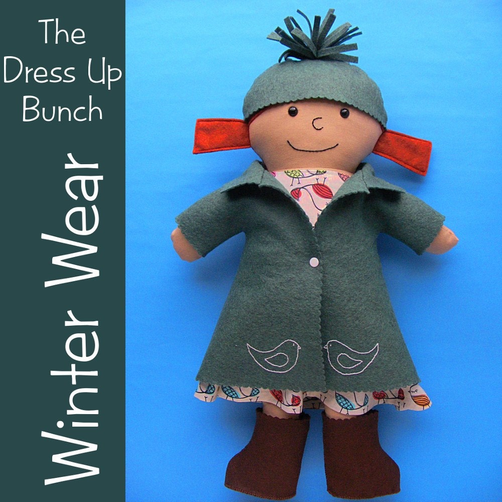 Violet - A Dress up Doll Sewing Pattern PDF (girl, Softie, Rag Doll ...