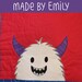 Yeti Monster Applique Quilt Pattern Easy Digital PDF Pattern - Etsy