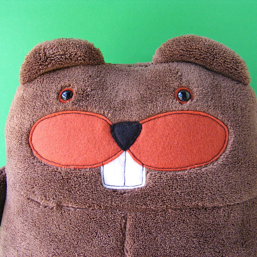 Brandon Beaver Stuffed Animal Pattern (digital PDF Pattern) - Etsy