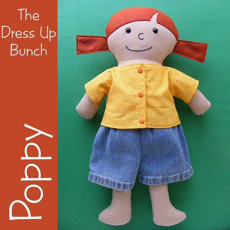 Pip the Cat - Dressable Rag Doll PDF Sewing Pattern - Etsy