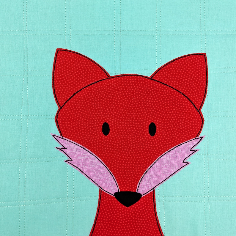 Fergal Fox Applique Quilt Pattern: Easy Beginner PDF (digital Download ...