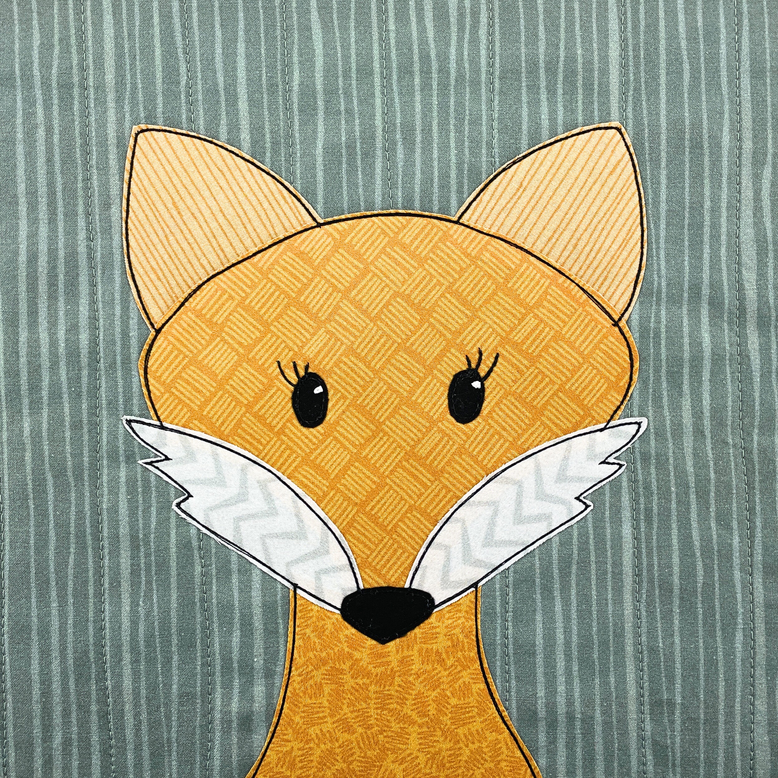 Fergal Fox Applique Quilt Pattern: Easy Beginner PDF (digital Download ...