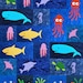 Sea Creatures Applique Quilt Pattern: Easy Quilt-as-you-go (PDF Pattern ...