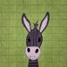 Dawson Donkey Applique Quilt Pattern Easy Digital PDF Pattern, Uses ...