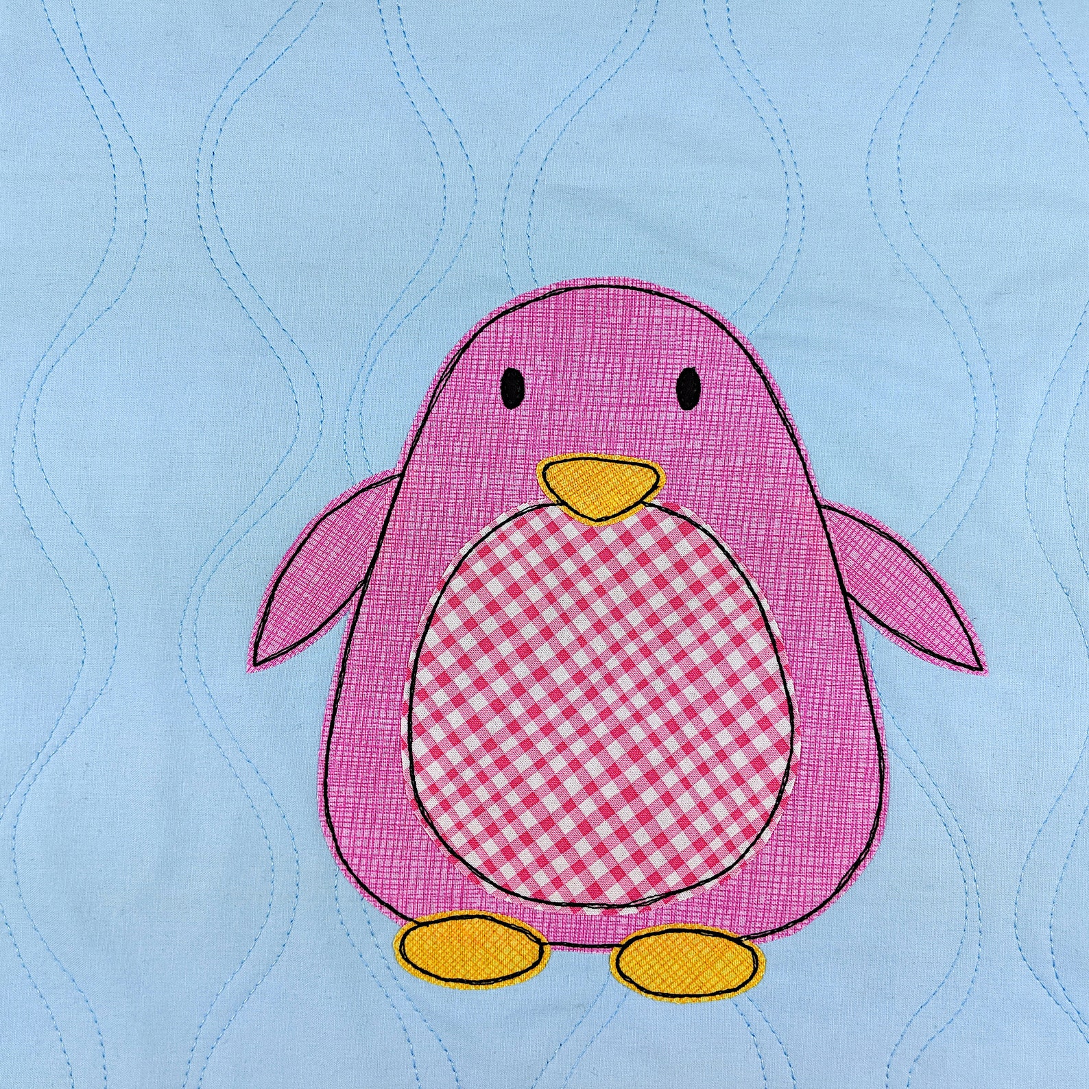 Paxton Penguin Applique Quilt Pattern Easy Digital PDF Pattern for ...