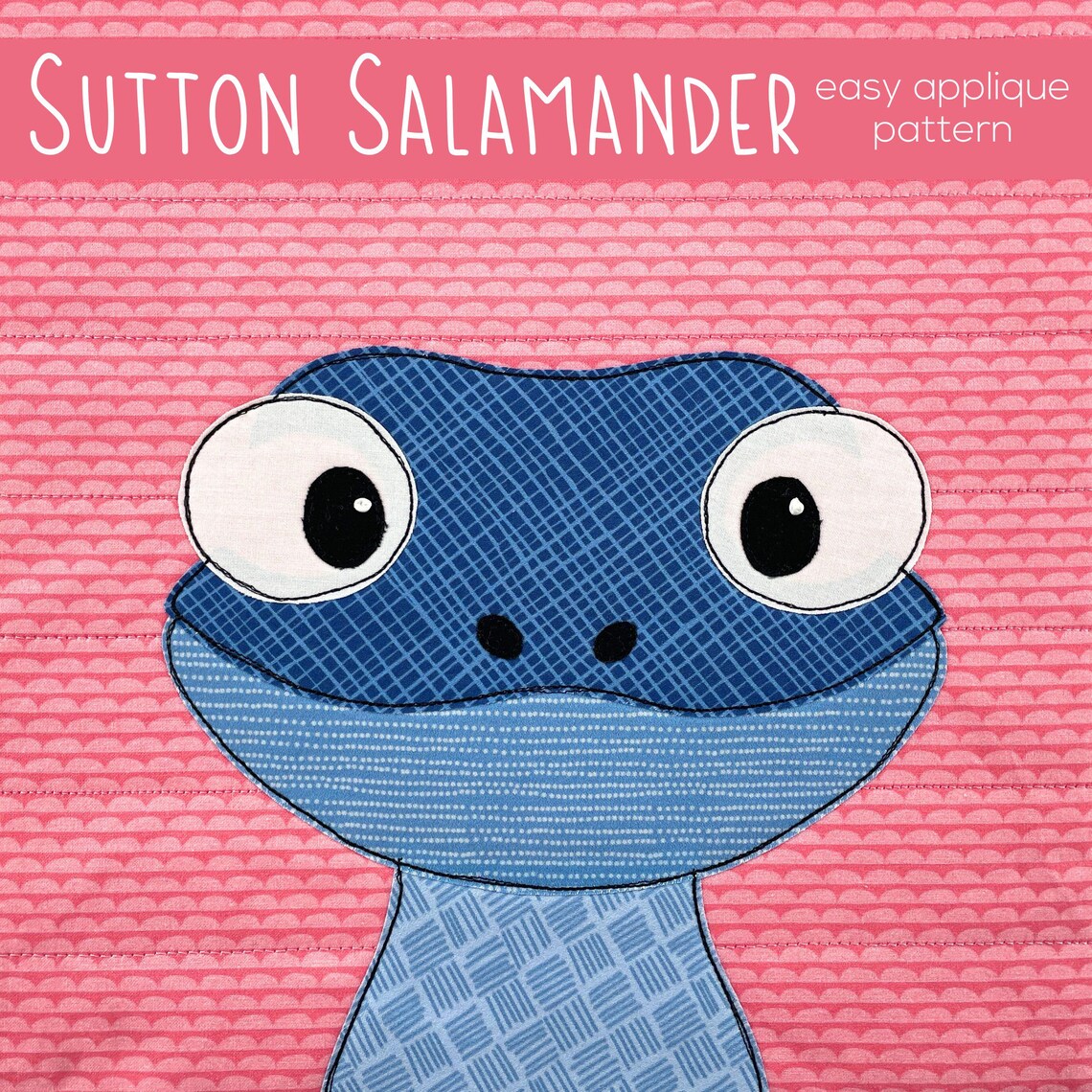 Landyn Lizard Applique Quilt Pattern: Easy Beginner PDF (digital ...