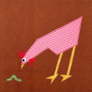 Silly Chickens - Mix & Match Applique Quilt Pattern - Easy PDF Pattern ...