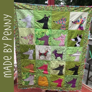 Russell Rat Applique Quilt Pattern: Easy Quilt-as-you-go (PDF Pattern ...
