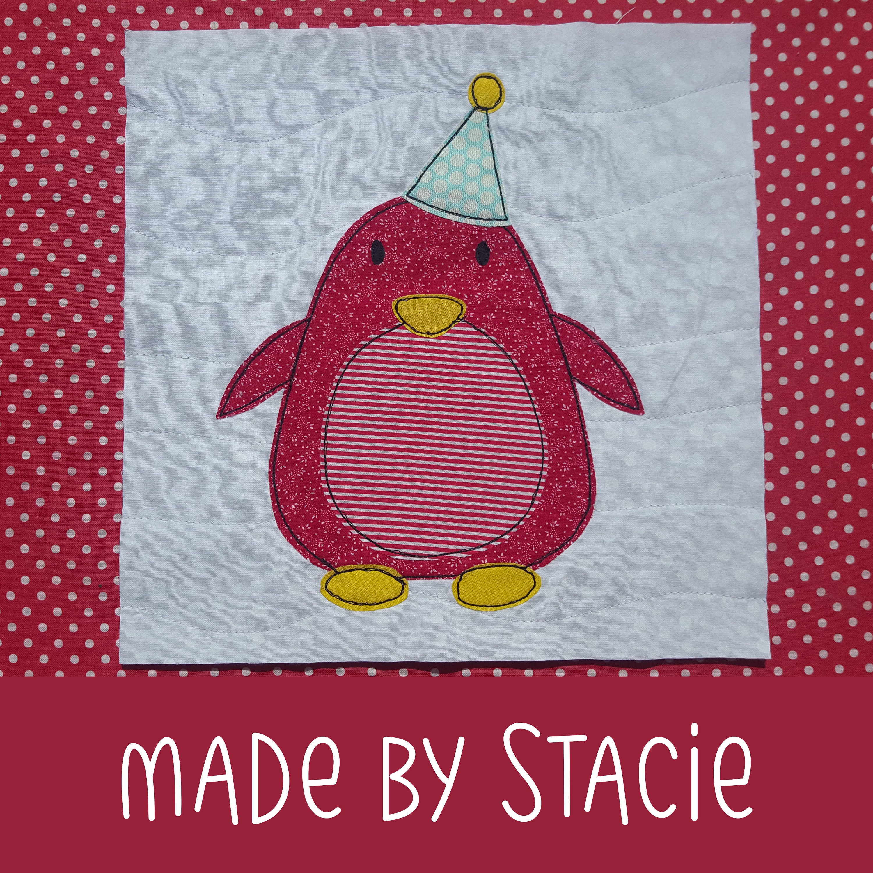Paxton Penguin Applique Quilt Pattern Easy Digital PDF - Etsy