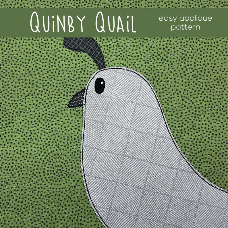 Phoenix Pheasant Applique Quilt Pattern: Easy Beginner Project (PDF ...