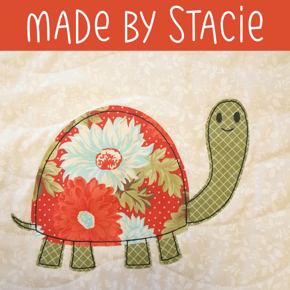 Taylor Turtle Applique Quilt Pattern: Beginner Friendly (digital PDF ...