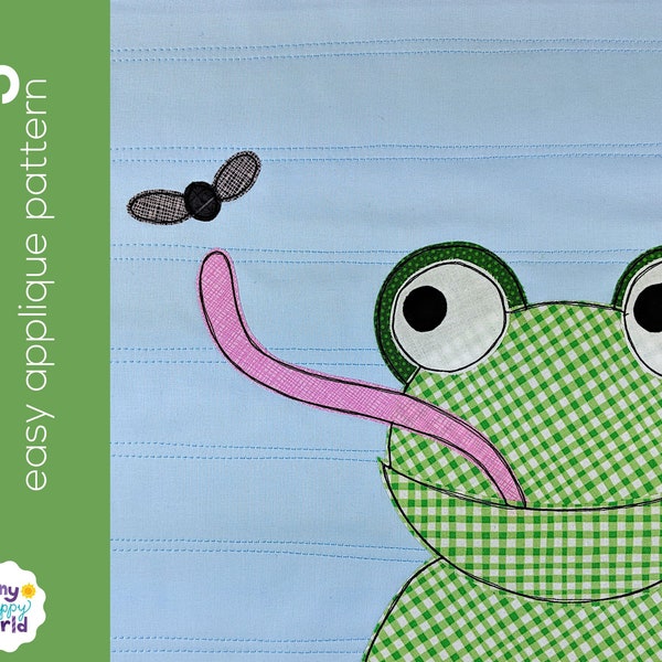 Frog Applique - Etsy