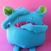 Munch - PDF Pattern for a Softie With a Pocket Mouth (monster, Digital ...
