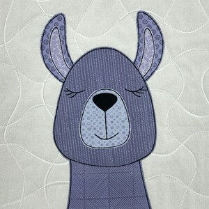 Alpaca Applique Quilt Pattern: Beginner Friendly Quilt-as-you-go ...