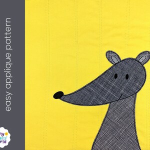 Russell Rat Applique Quilt Pattern Easy PDF Pattern for Beginners, Uses ...