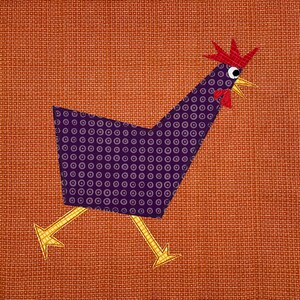 Silly Chickens - Mix & Match Applique Quilt Pattern - Easy PDF Pattern ...