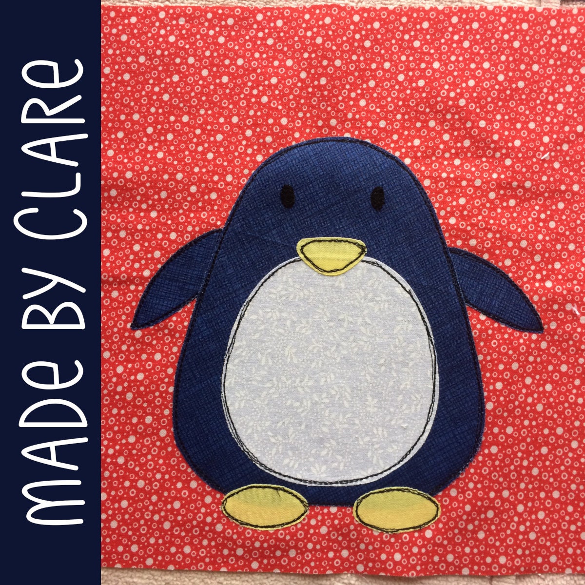 Paxton Penguin Applique Quilt Pattern: Easy Beginner PDF (digital ...