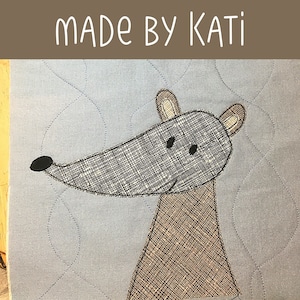 Russell Rat Applique Quilt Pattern: Easy Quilt-as-you-go (PDF Pattern ...
