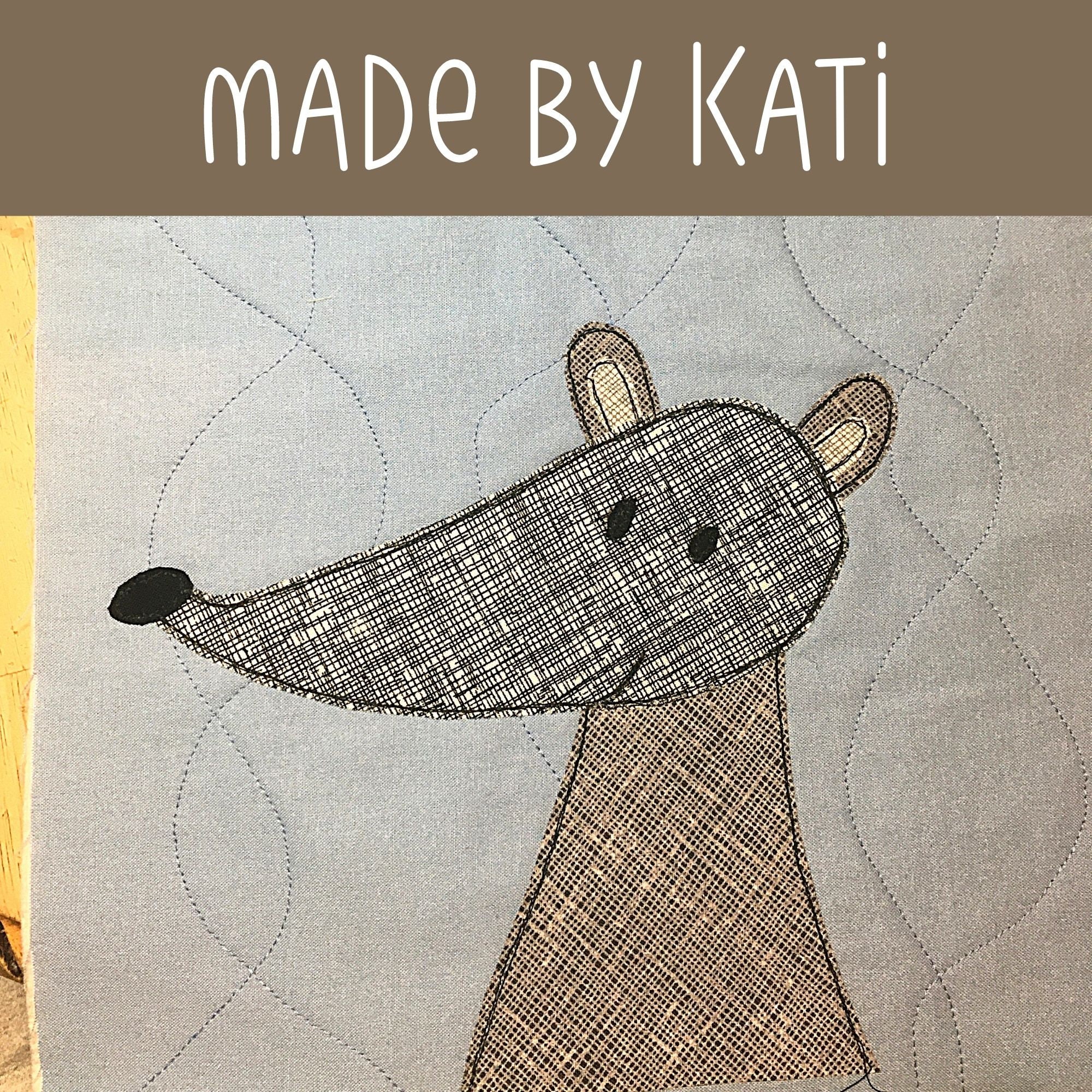 Russell Rat Applique Quilt Pattern: Easy Quilt-as-you-go (PDF Pattern ...