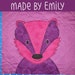 Benjamin Badger Applique Quilt Pattern - Easy Digital PDF Pattern for ...