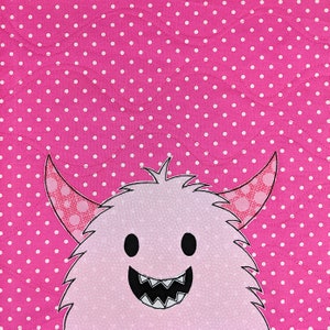 Yeti Monster Applique Quilt Pattern - Easy Digital PDF Pattern for ...