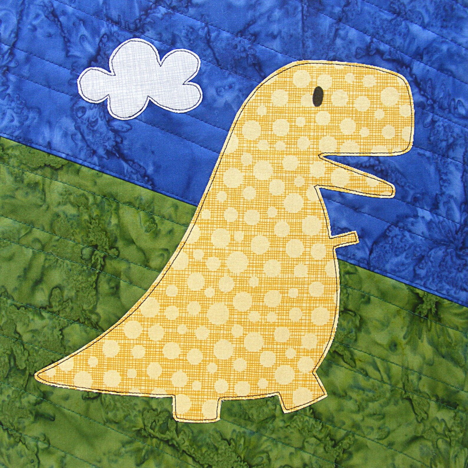 Dinosaur Applique Quilt Pattern Easy PDF Pattern for - Etsy Australia