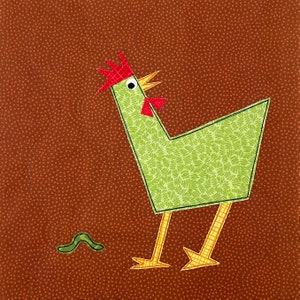 Silly Chickens - Mix & Match Applique Quilt Pattern - Easy PDF Pattern ...