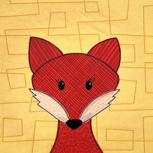 Fergal Fox Applique Quilt Pattern: Easy Beginner PDF (digital Download ...