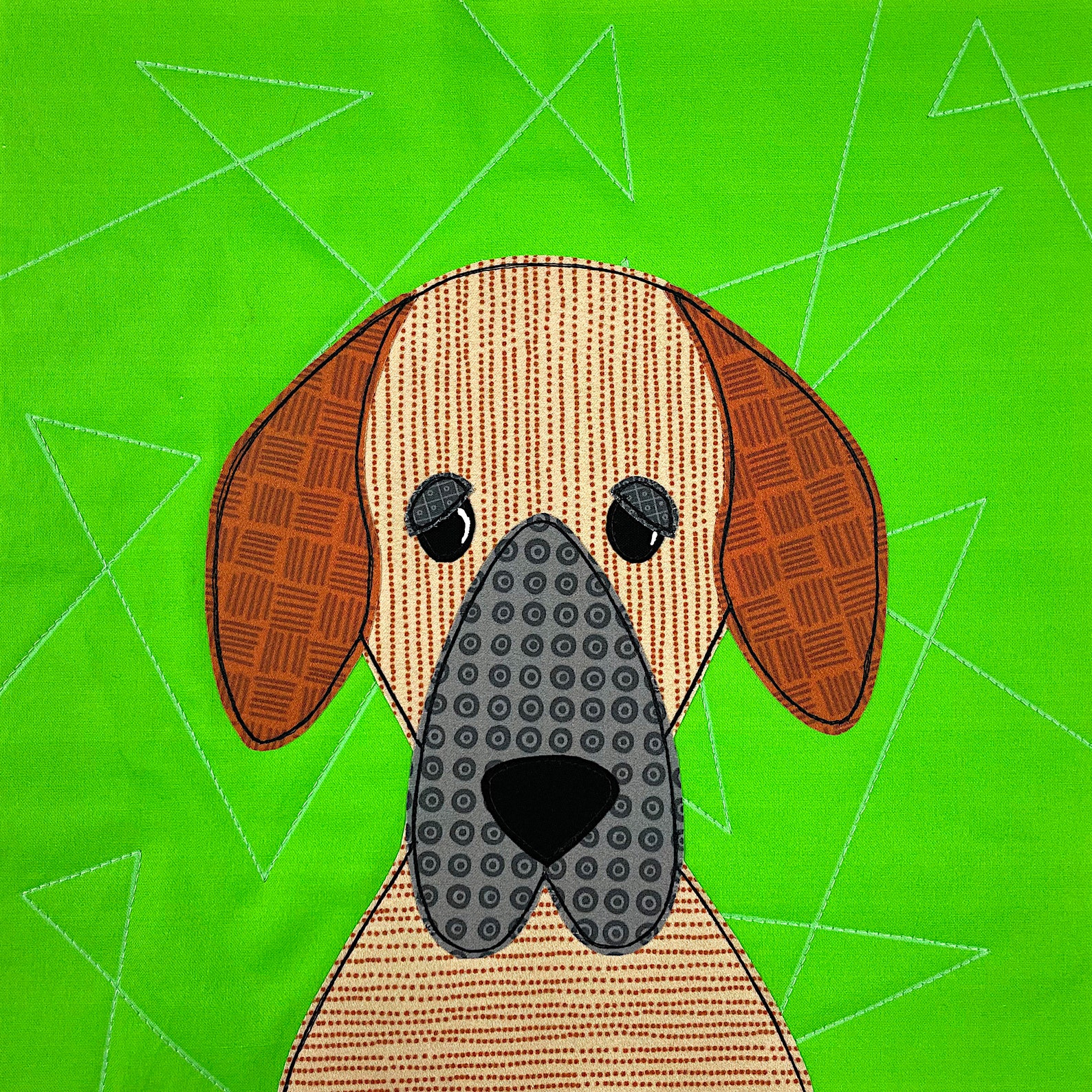 More Playful Puppies Dog Applique Quilt Pattern Easy PDF - Etsy