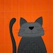 Colby Cat Applique Quilt Pattern: Easy Quilt-as-you-go (PDF Pattern) - Etsy