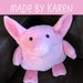 Nellie - a Cuddly Huggable Pig Stuffed Animal Pattern for Beginners ...