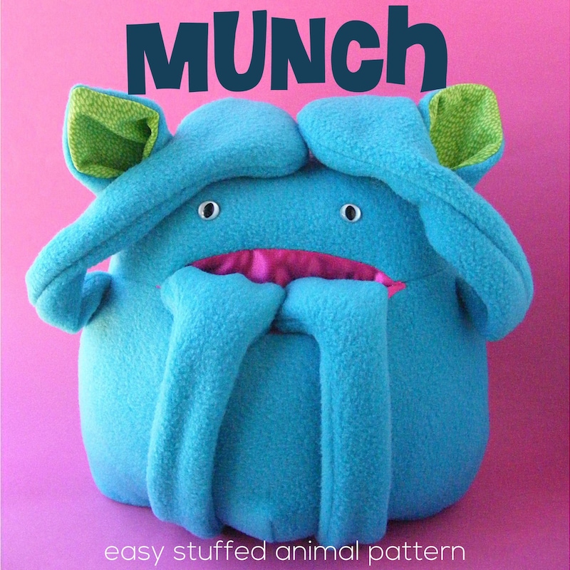 Stuffed Monster Pattern - Etsy